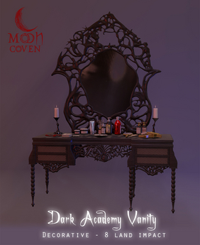 Second Life Marketplace - Moon Coven: Dark Academy Vanity